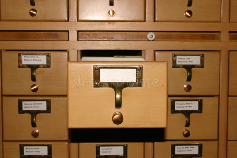 Library Catalog stock photo. Image of education, filing - 7605856