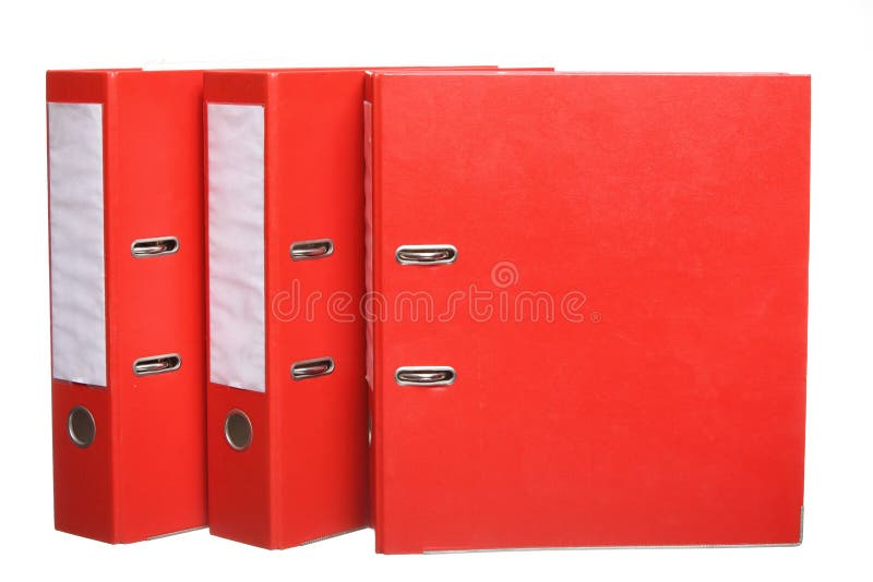 File Archive On White Background Stock Image - Image of bright ...