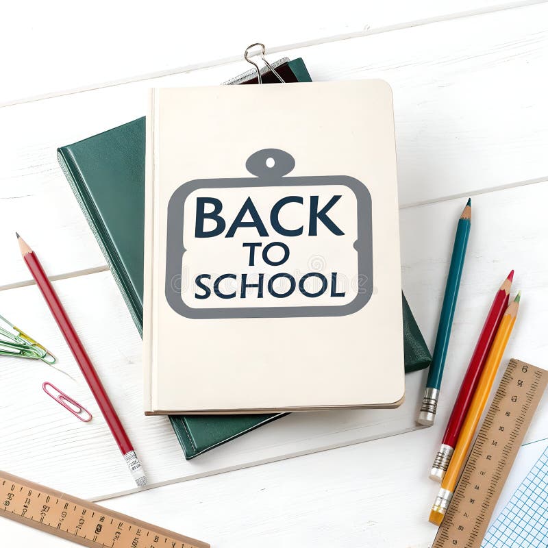 "File Back To School Icon Render Isolated on White Background Stock ...