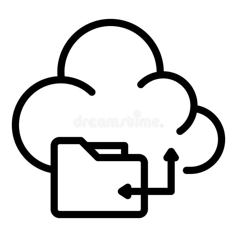 Messages on Computer Icon, Black Monochrome Style Stock Vector ...
