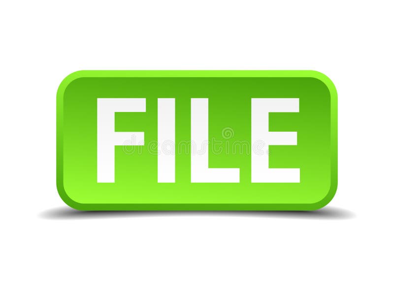 File button stock vector. Illustration of website, shadow - 121047015