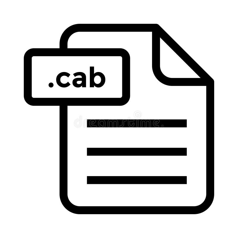 File cab Line icon stock illustration. Illustration of idea - 104424840