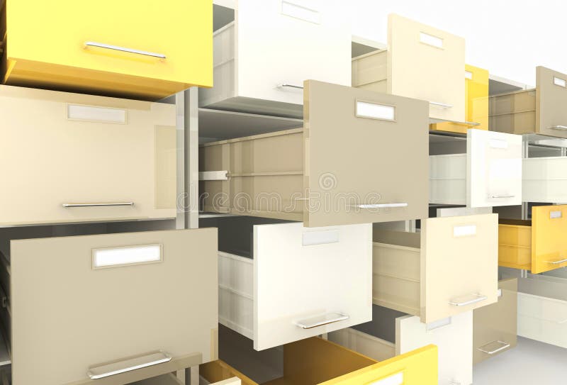 File cabinet stock illustration. Illustration of meatphor - 23236642
