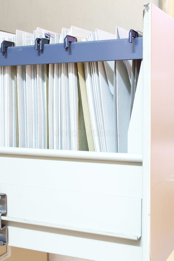 File cabinet stock photo. Image of rows, overworked - 159100290