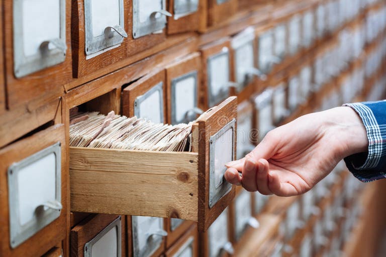 A File Cabinet Drawer Full of Files Stock Photo - Image of data, book ...