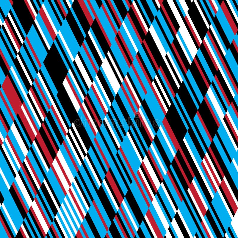 Straight Oblique Black Segments 9354, Modern Stylish Image. Stock ...