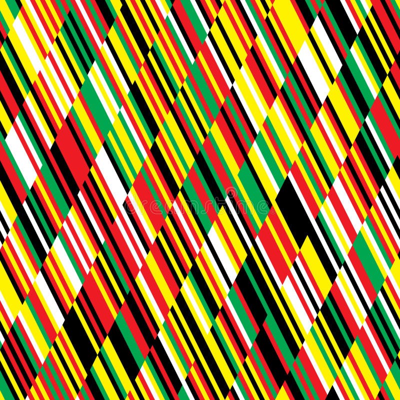 Straight Oblique Black Segments 9354, Modern Stylish Image. Stock ...