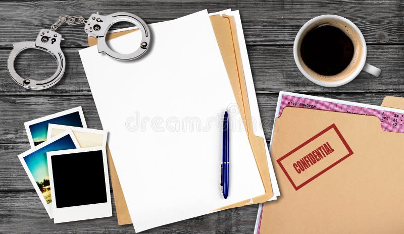Confidential File Folder stock photo. Image of classified - 115248324
