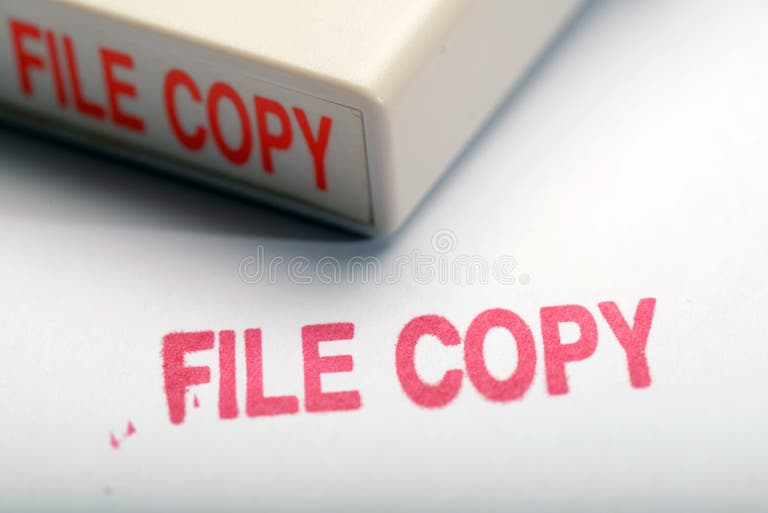 File copy 1 stock photo. Image of stamp, archive, legal - 53299086