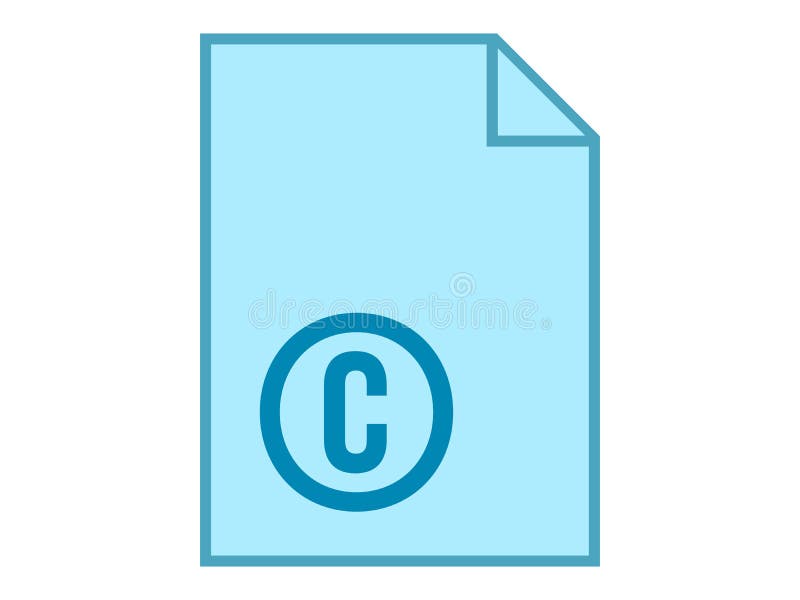 File with copyright stock image. Illustration of design - 101024835