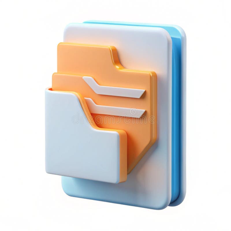File corrupted 3D icon stock illustration. Illustration of concept ...