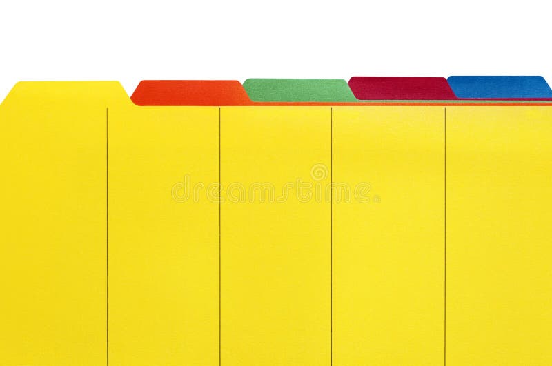 File Dividers stock image. Image of colours, multi, stationery - 11018221