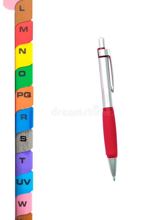 File Dividers stock image. Image of card, data, file - 25972597