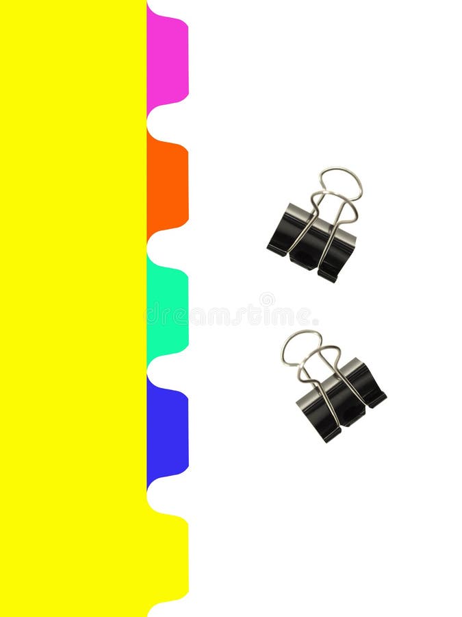 File Dividers stock photo. Image of data, card, organizer - 25972590