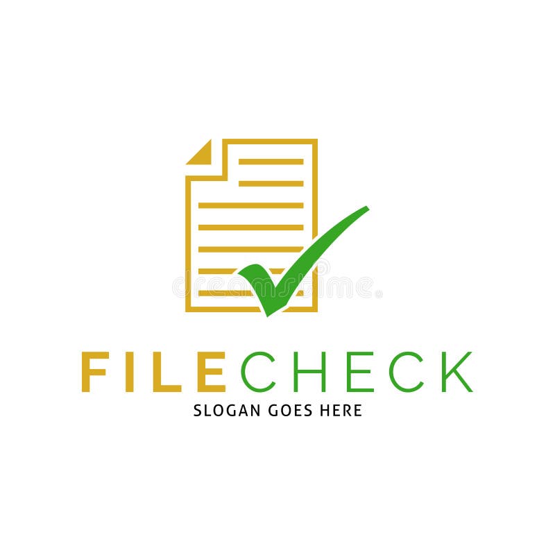 File Document Check Mark Icon Vector Logo Template Illustration Design ...