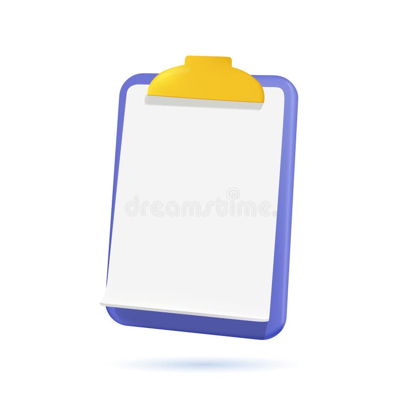 File Document Concept - Realistic Icon Set. 3d Vector Illustration ...