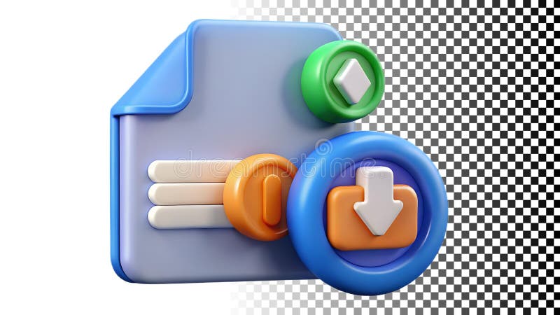 File Document Download, Data Transfer, Document and Technology Icon Png ...