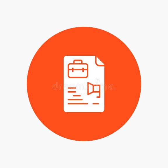 File, Document, Job, Bag stock vector. Illustration of accessory ...