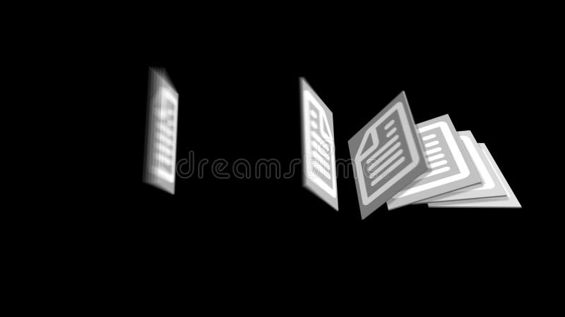 File and Document Transfer Process Stock Video - Video of computer ...