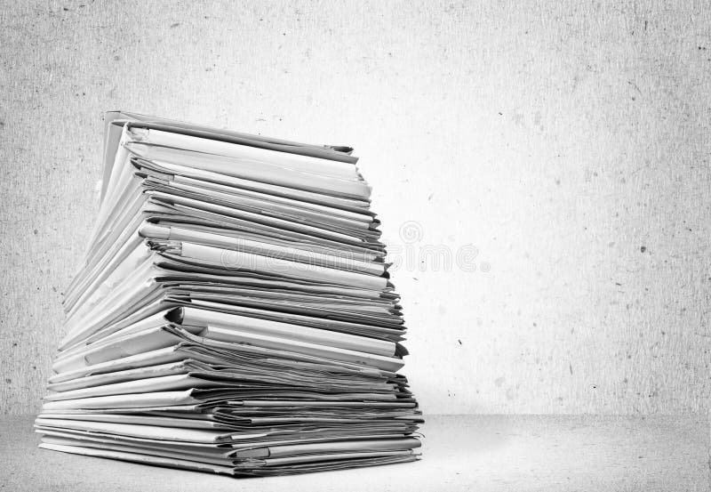 Stack File Folders with Documents Stock Photo - Image of storage ... Stack File Folders with Documents Stock Photo - Image of storage ...