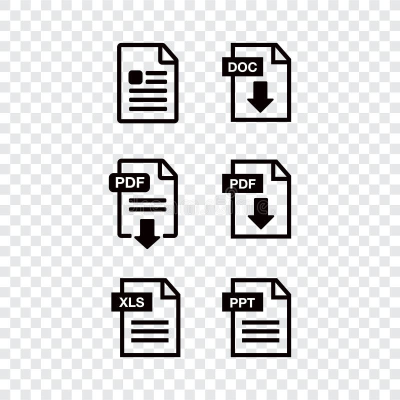 File Download Icon. Document Text, Symbol Web Format Information Stock ...