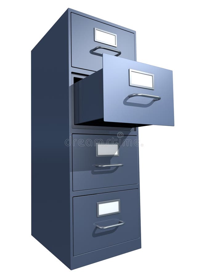 File drawer stock illustration. Illustration of library - 12456806