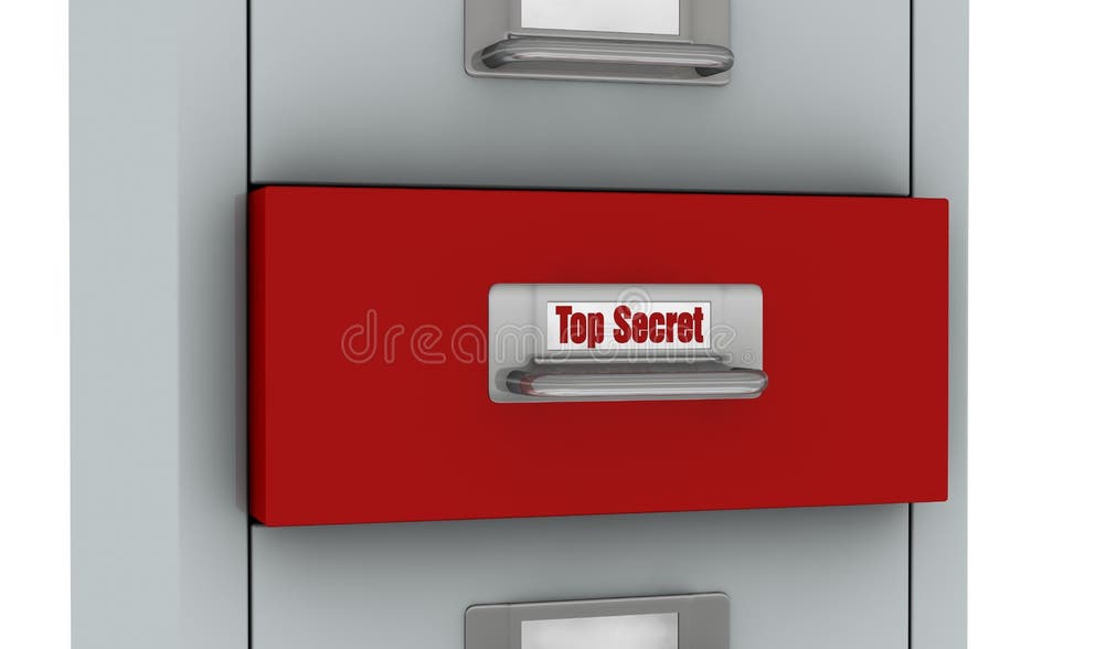File drawer stock illustration. Illustration of confidential - 22032608