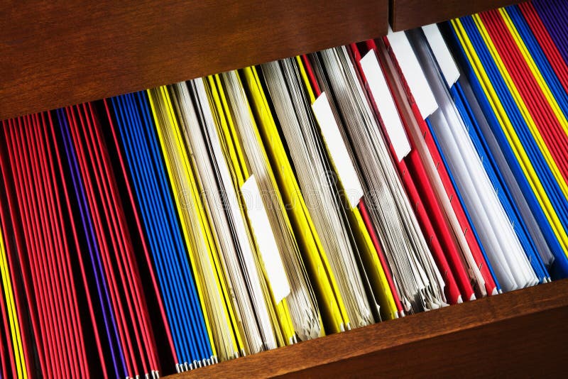 File drawer stock image. Image of office, paper, paperwork - 4614073