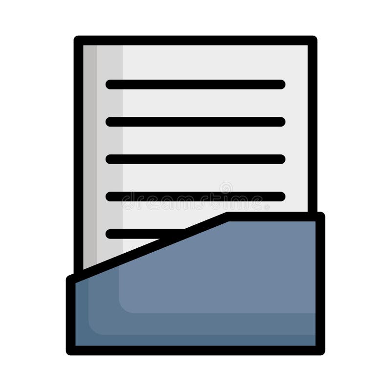 File Drawer, File Folders Vector Icon Which Can Easily Modify Stock ...