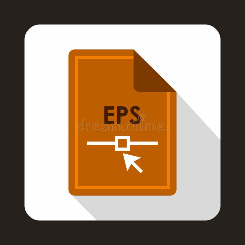 File EPS icon, flat style stock vector. Illustration of document - 82470105