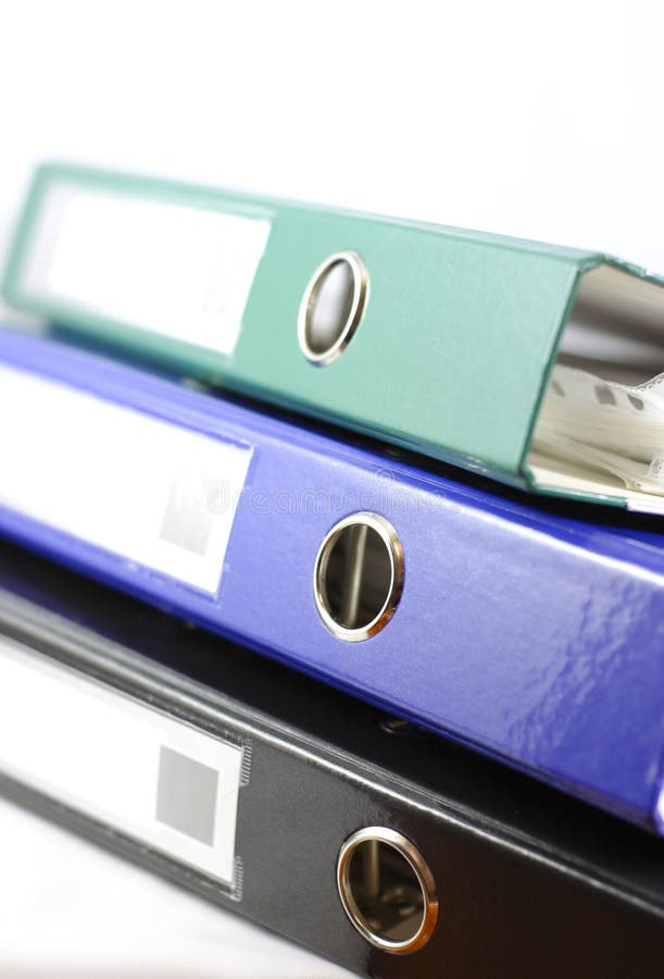 Folders stock image. Image of supply, desk, grey, black - 1795273