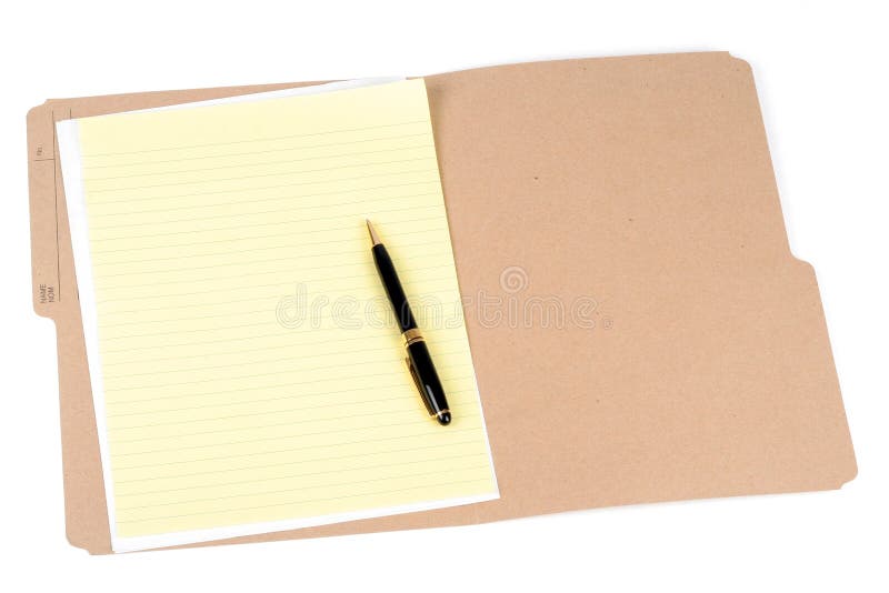 File folder stock image. Image of business, note, folder - 2227529