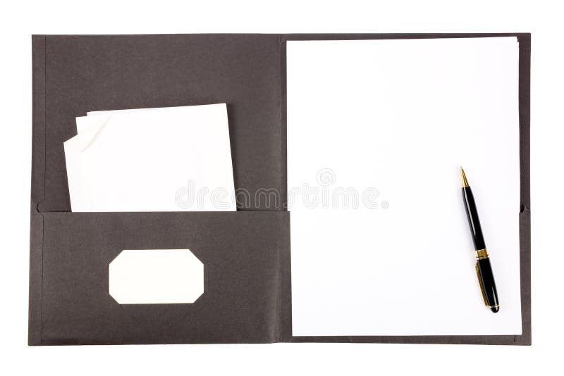 Open folder stock photo. Image of isolated, clip, white - 6499996