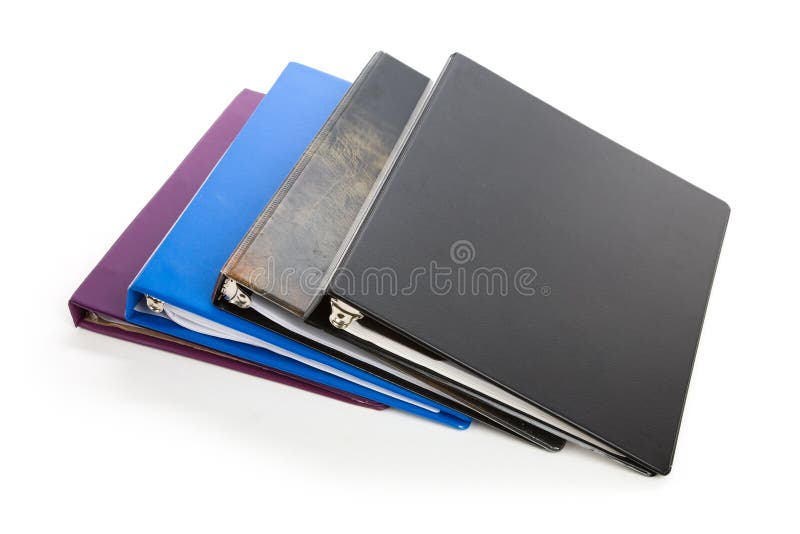 File folder stock photo. Image of black, isolated, paper - 6302814