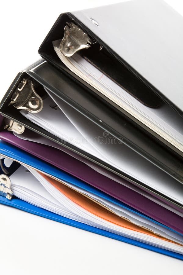 Folders stock image. Image of supply, desk, grey, black - 1795273