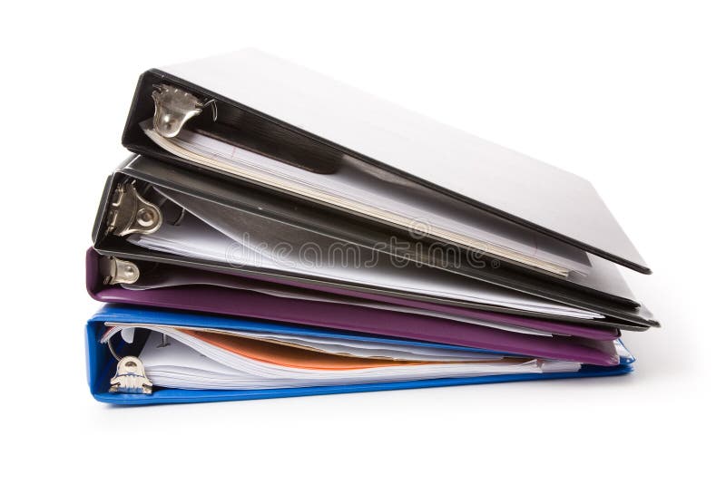 File folder stock image. Image of stationery, black, folder - 6426209