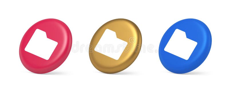 File Folder Archive Directory Button Cyberspace Digital Document ...