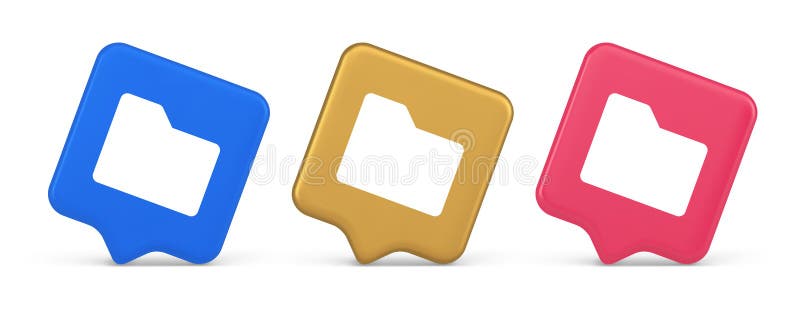 File Folder Archive Directory Button Cyberspace Digital Document ...