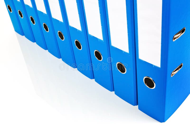 File Folder with Documents and Documents Stock Photo - Image of ...