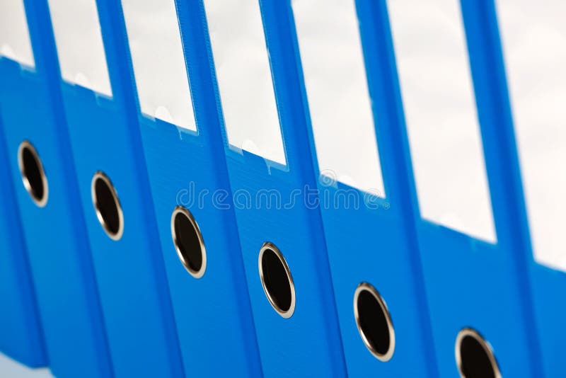 File Folder with Documents and Documents Stock Photo - Image of binder ...