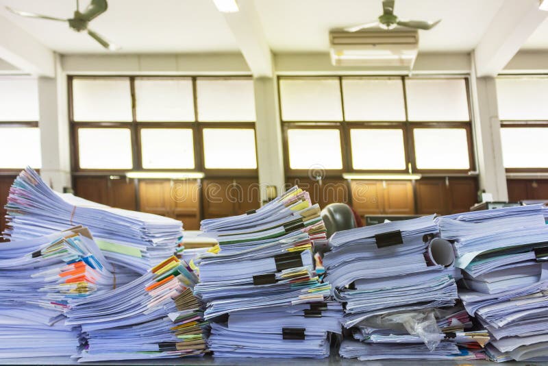 A File Folder with Documents and Important Stock Photo - Image of group ...