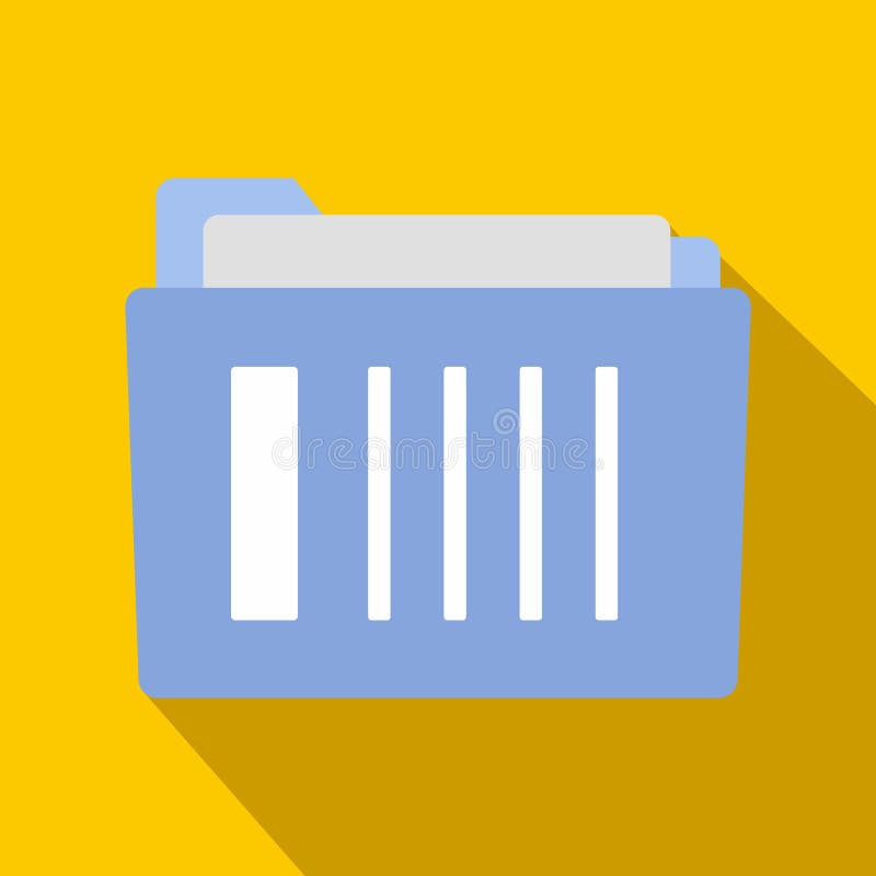 File folder flat icon stock vector. Illustration of open - 79612217