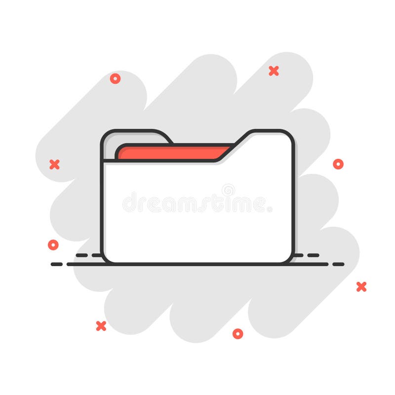 Paper Folder Icon Cartoon Style Stock Illustrations – 1,117 Paper ...