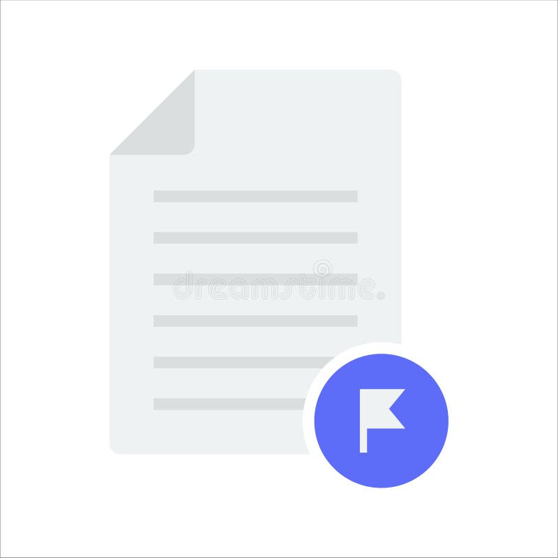 File and Folder Icon stock vector. Illustration of templates - 269795962