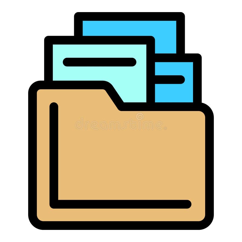 Cv Folder Icon Outline Vector. Human Work Stock Vector - Illustration ... Cv Folder Icon Outline Vector. Human Work Stock Vector - Illustration ...