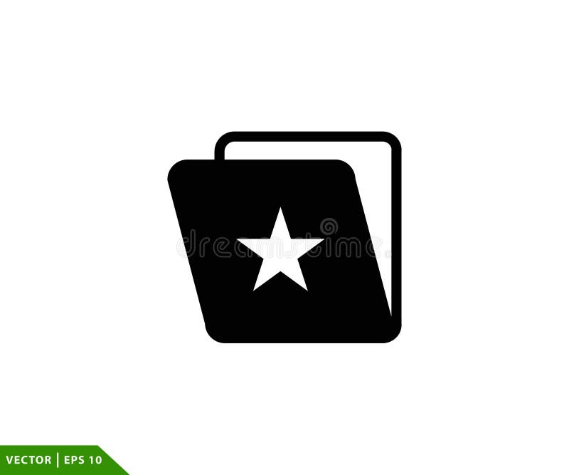 File Folder Icon Vector Logo Design Template Stock Vector ...