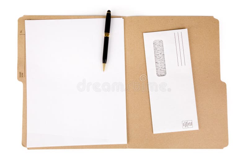 File folder and mail stock image. Image of filing, document - 2374063
