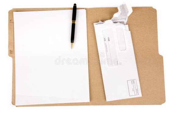 File folder and mail stock photo. Image of document, paper - 2388322