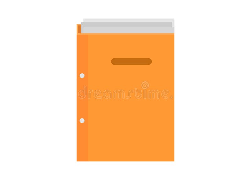 File Folder. Archive Folder. Simple Flat Illustration. Stock Vector ...