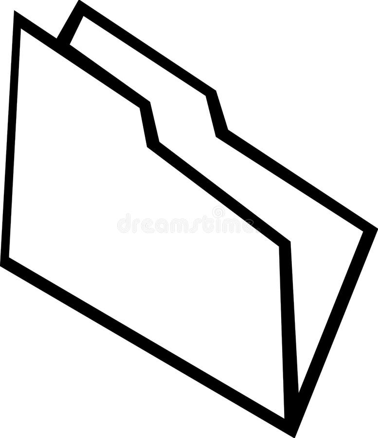 File Folder Vector Illustration Stock Vector - Illustration of ...